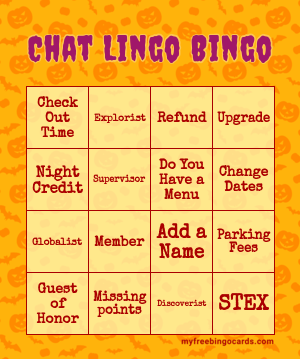 Chat Lingo Bingo