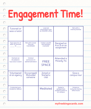Engagement Time! Bingo