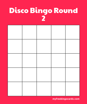 Disco Bingo Round 2