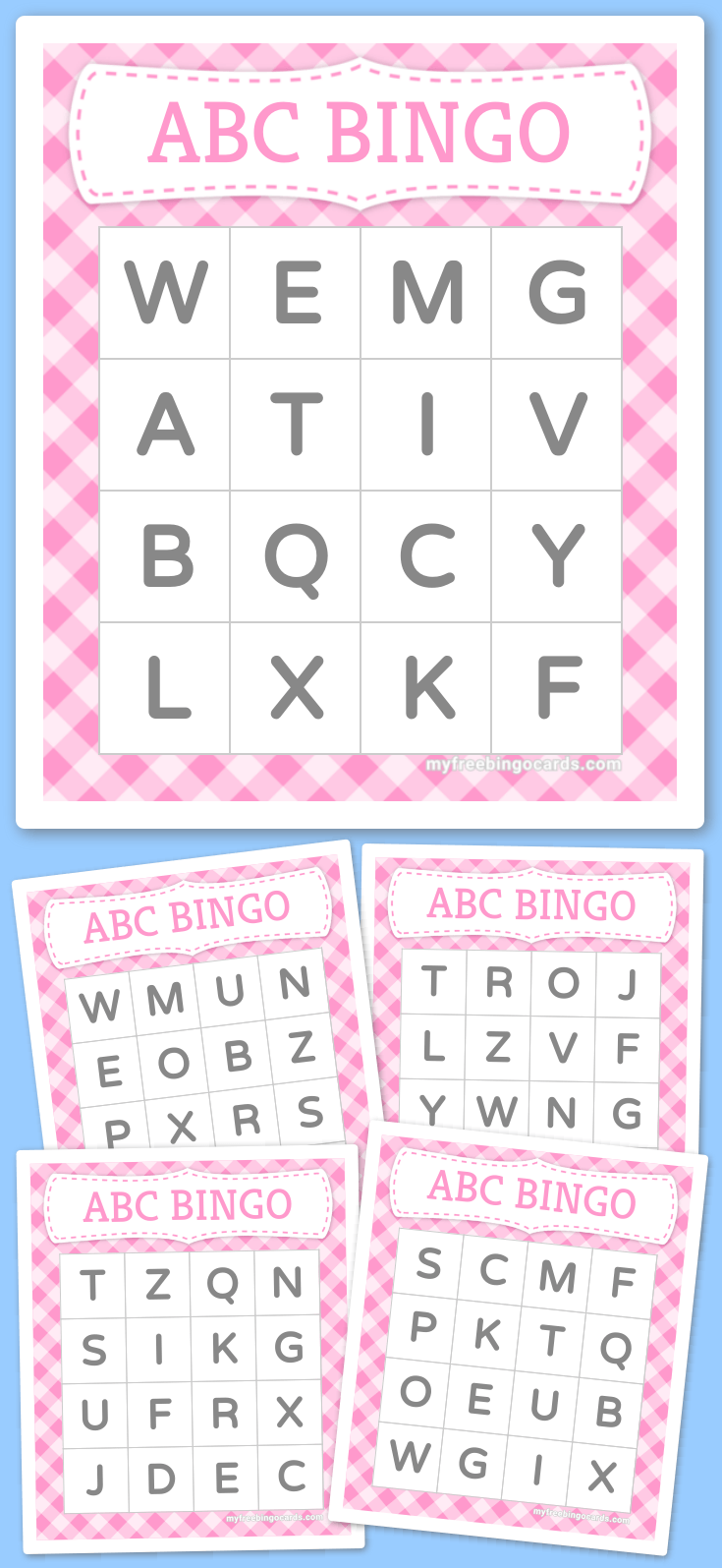 Virtual ABC BINGO