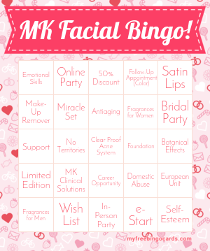 MK Facial Bingo!