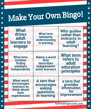 Make Your Own Bingo!