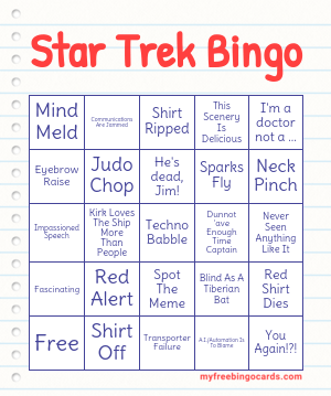 Star Trek Bingo