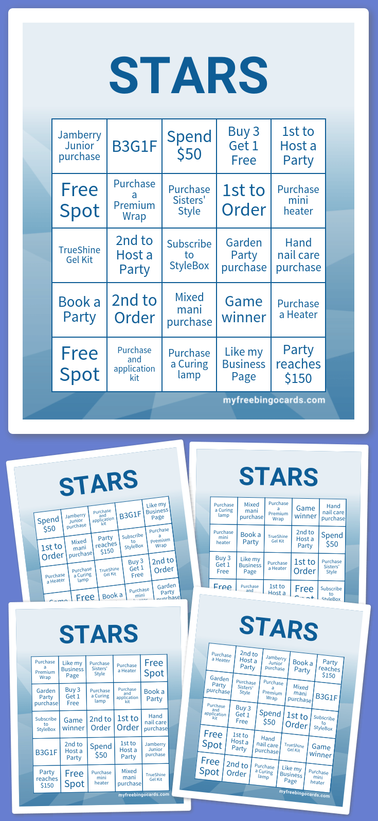 Virtual STARS BINGO