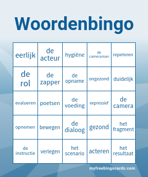 Print 100+ Woordenbingo Cards