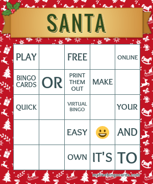 SANTA BINGO