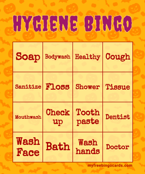 Hygiene Bingo