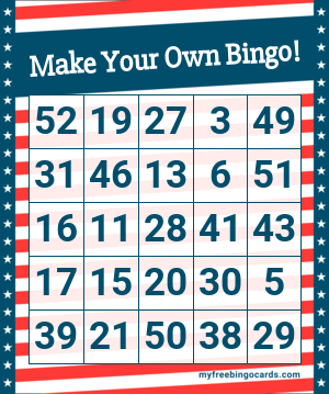 Make Your Own Bingo!