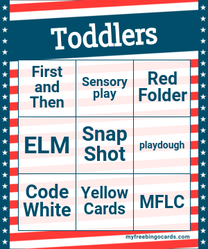 Toddlers Bingo
