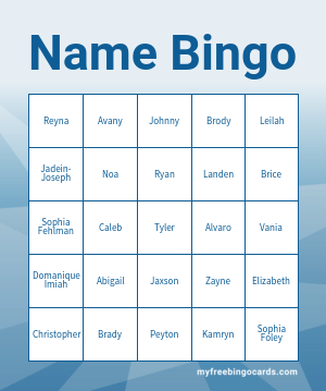 Name Bingo