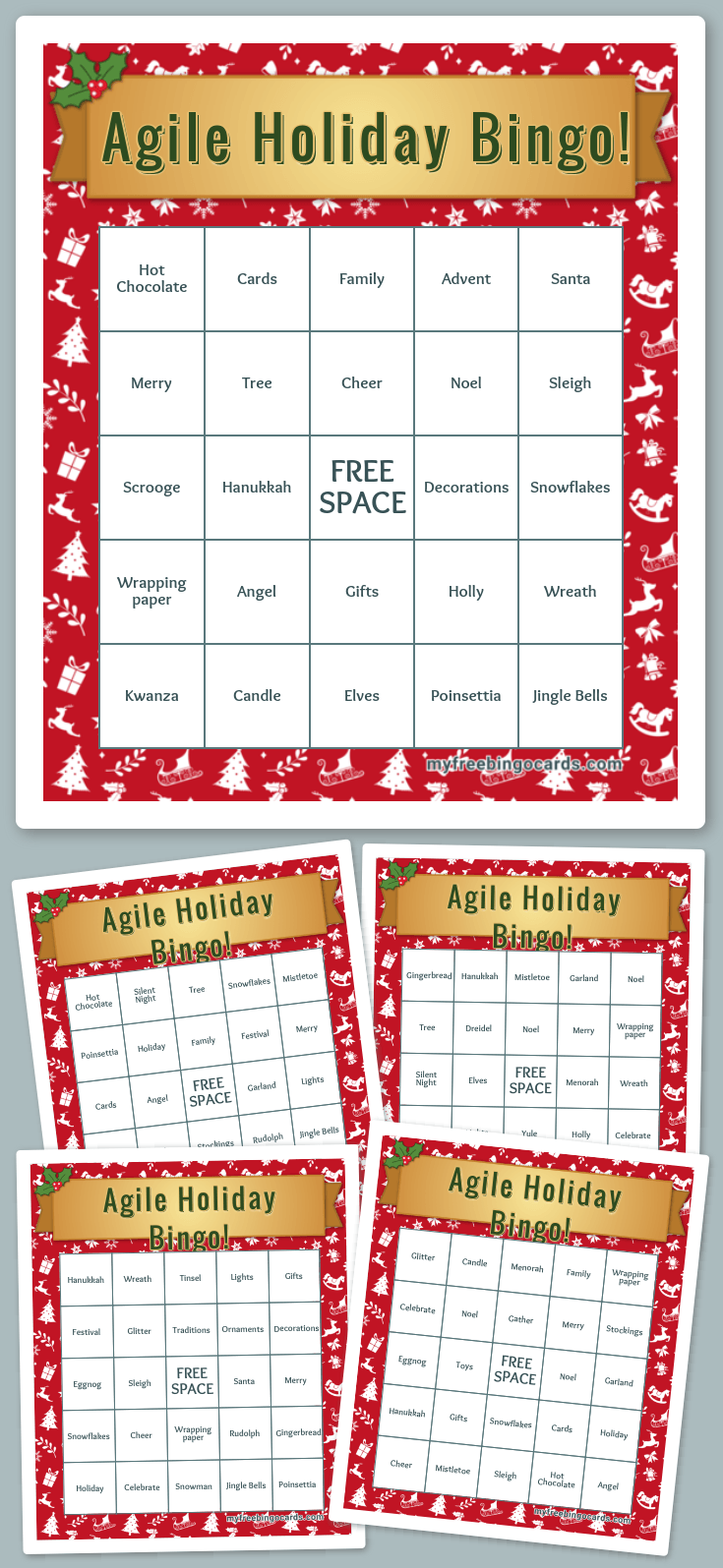 Virtual Agile Holiday Bingo!