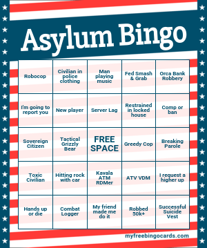 Print 100+ Asylum Bingo Cards