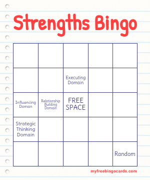 Strengths Bingo
