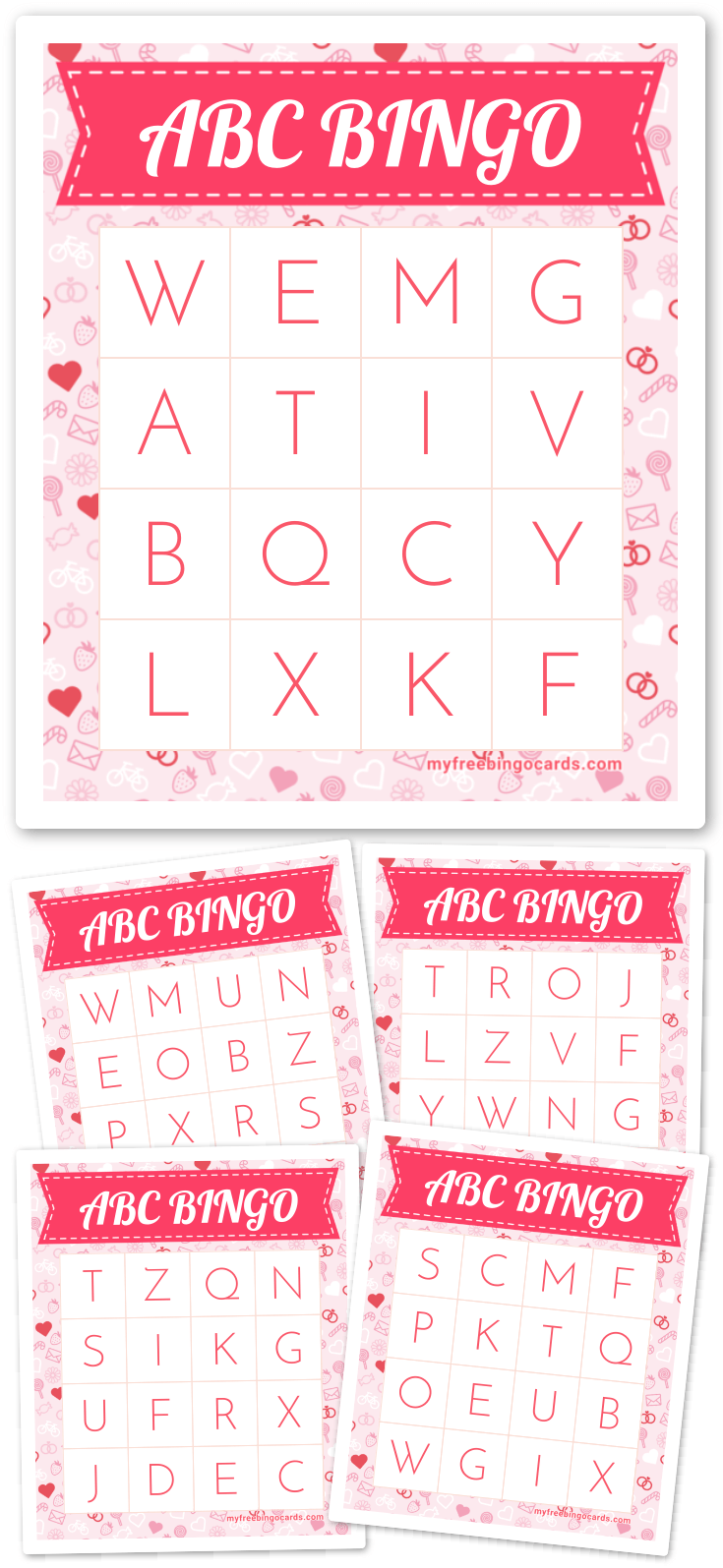 Virtual ABC BINGO
