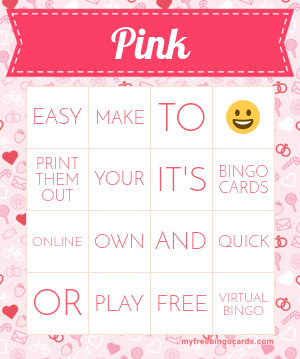Pink Bingo