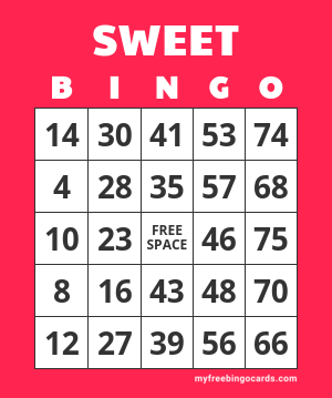 SWEET BINGO