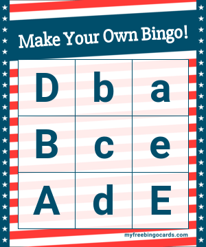 Make Your Own Bingo!