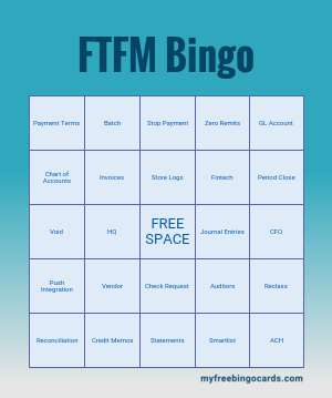 Print 100+ FTFM Bingo Cards