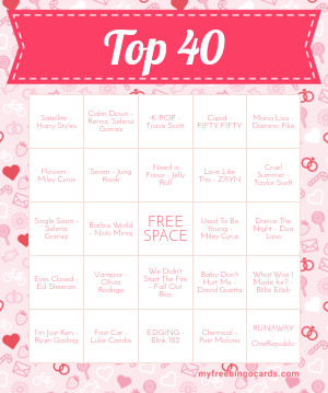 Top 40 Bingo