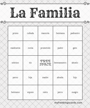 La Familia Bingo