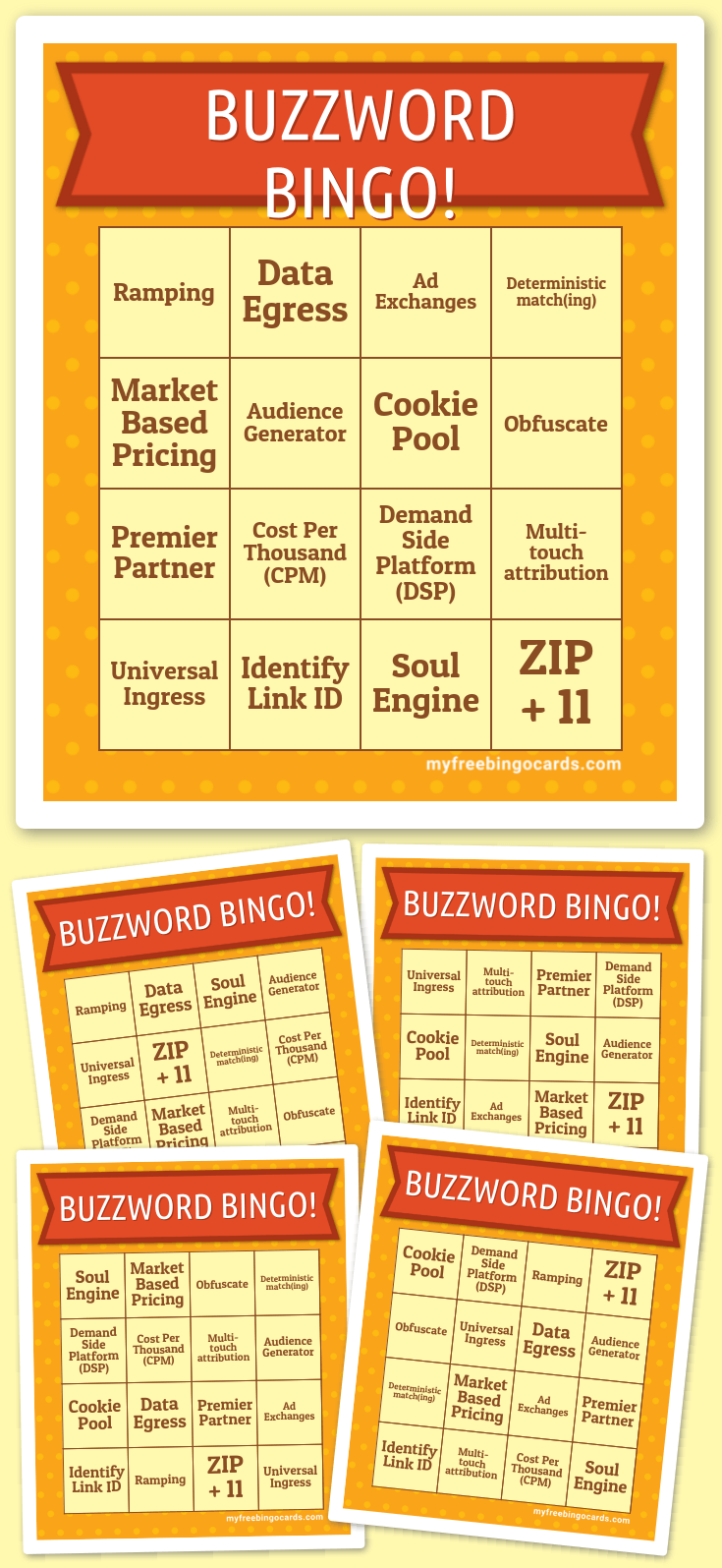 Virtual BUZZWORD BINGO!