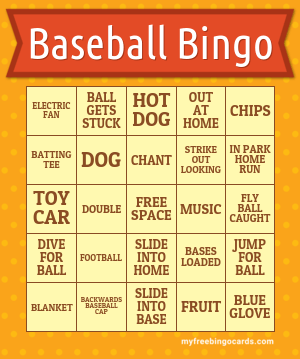 Baseball Bingo