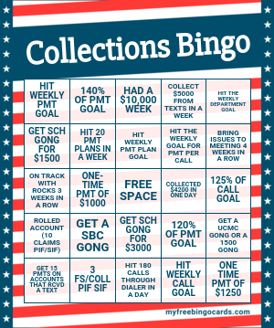 Collections Bingo