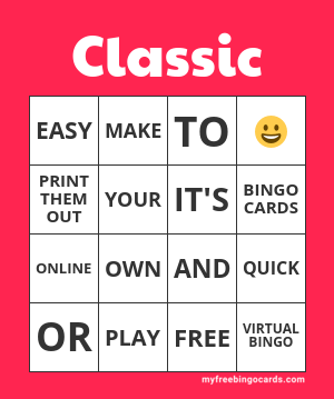 Classic Bingo