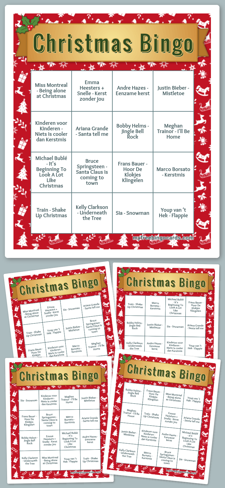 Virtual Christmas Bingo