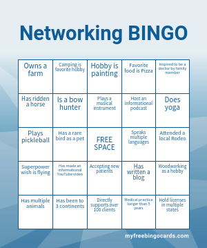 Networking BINGO