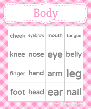 Body Bingo