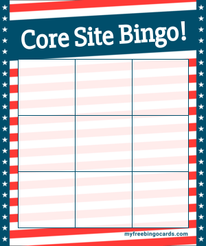 Core Site Bingo!