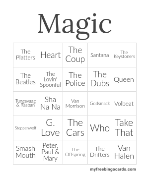 Magic Bingo