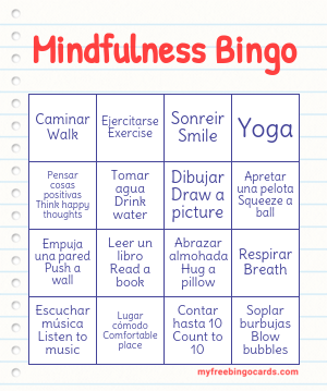 Mindfulness Bingo