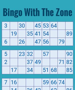 Bingo With The Zone