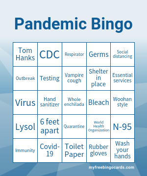 Pandemic Bingo