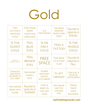 Gold Bingo
