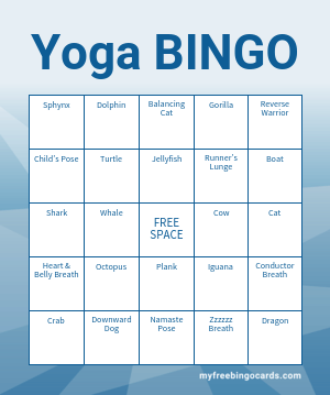 Yoga BINGO