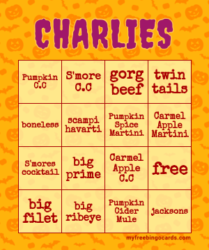 CHARLIES BINGO