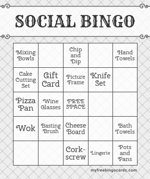 PRINT 100+ SOCIAL BINGO CARDS