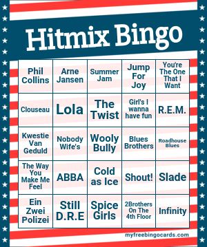 Hitmix Bingo