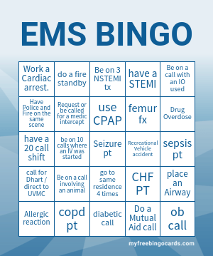 EMS BINGO
