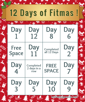 12 Days of Fitmas ! Bingo