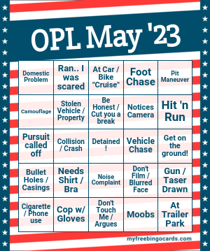 OPL May '23 Bingo