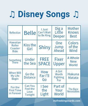 Disney Songs ♫ Bingo