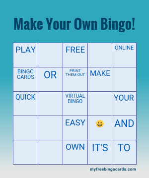 Make Your Own Bingo!