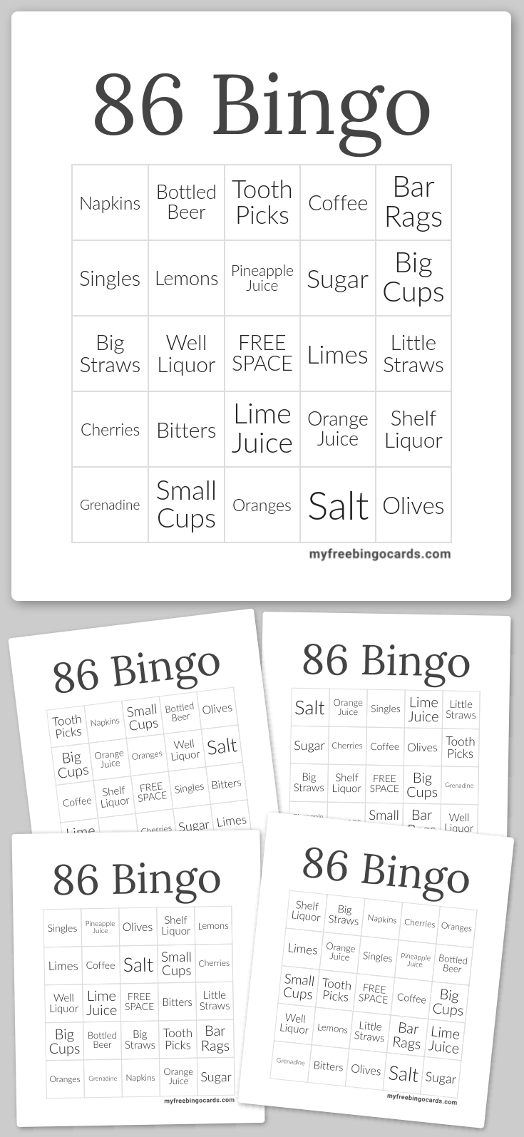 Virtual 86 Bingo