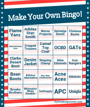 Print 100+ Make Your Own Bingo! Cards
