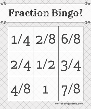 Fraction Bingo!