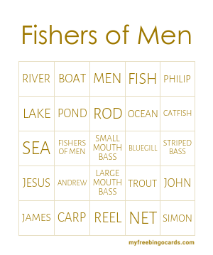 Fishers of Men Bingo